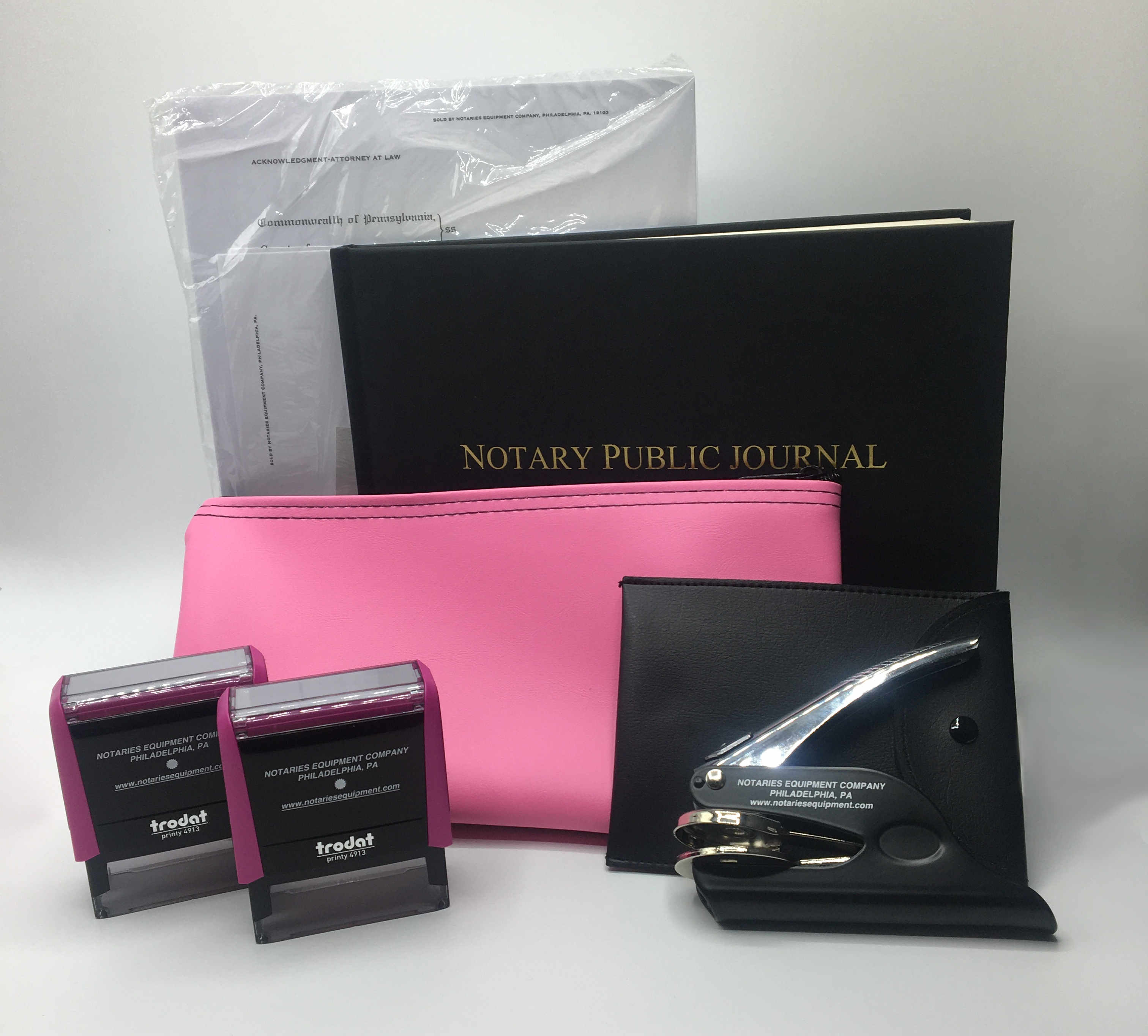 Buy Pink Notary Kit Online | Trodat Pink Kit | Notaries Equipment Company