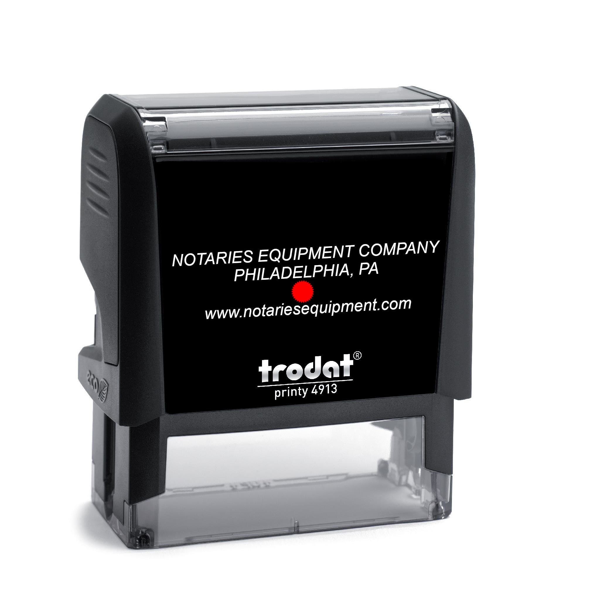 Trodat Affidavit Self-Inking Stamp – Notaries Equipment Company